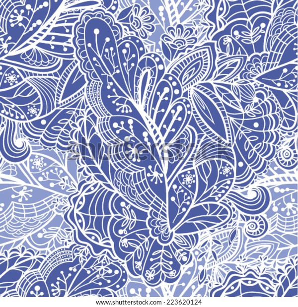 Infinite Surface Intricate Patterns Vector Illustration Stock Vector ...