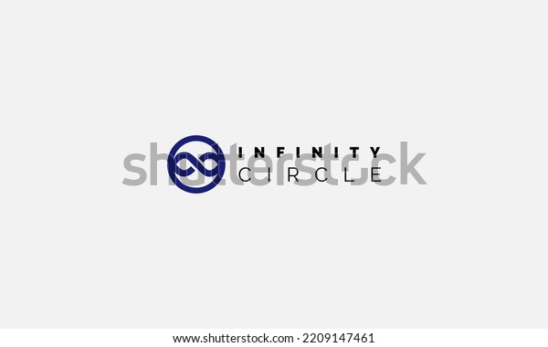 Infinity Circle Symbol Sign Infinite Icon Stock Vector (Royalty Free ...