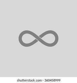 Infinity Sign Vector Icon Simple: เวกเตอร์สต็อก (ปลอดค่าลิขสิทธิ์ ...