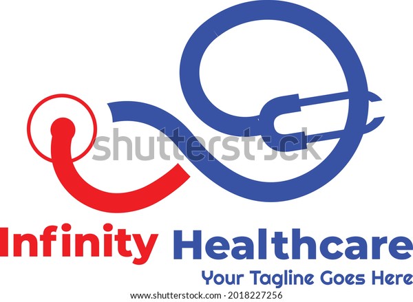 Infinity Healthcare Logo Vector Symbol Sign Stock Vector (Royalty Free ...