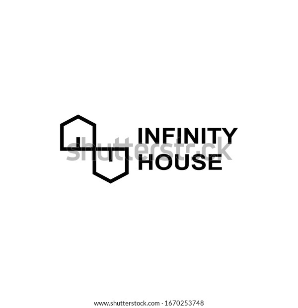 Infinity Houses Logo Icon Vector Stock Vector (Royalty Free) 1670253748 ...