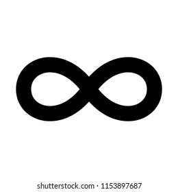 Infinity Symbol Loop Figure 8 Icon: ภาพประกอบสต็อก 719868454 | Shutterstock
