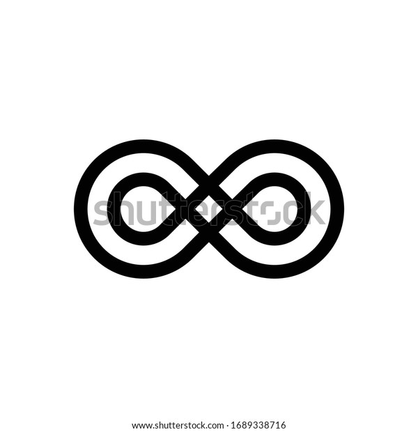 Infinity Icon Graphic Design Projects Stock Vector (Royalty Free ...