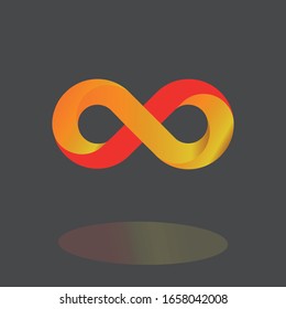 Infinity Infinite Perpetuity Eternity Sign Logo Stock Vector (Royalty ...