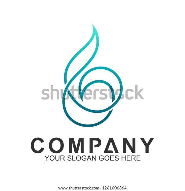 Infinity Line Letter G Logo Design Stock Vector (Royalty Free ...