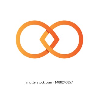 Infinity Link Logo Design Concept: vector de stock (libre de regalías ...