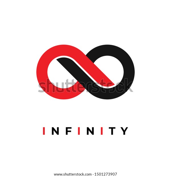 Vektor Stok lingkaran infinity lingkaran logo abstrak vektor (Tanpa ...