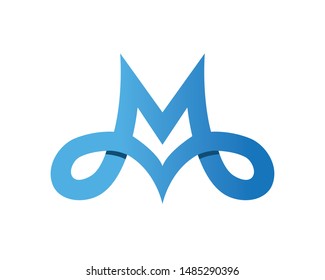Infinity M Letter Logo Concept Stock Vector (Royalty Free) 1485290396 ...
