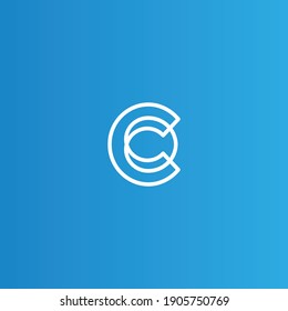 Infinity Monoline Letter C Logo Designs Stock Vector (Royalty Free ...