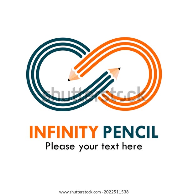 Infinity Pencil Logo Template Illustration Stock Vector (Royalty Free ...