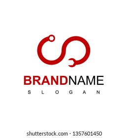 Infinity Service Logo Stock Vector (Royalty Free) 1357601450 | Shutterstock