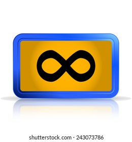 Infinity Sign Isolated On White Background Stock Vector (Royalty Free ...