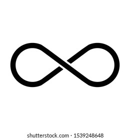 Infinity Calligraphy Illustration Symbol Eternal Limitless Stock ...