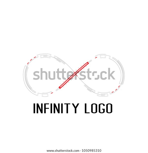 Infinity Symbol Logo Start Company Stock Vector (Royalty Free ...