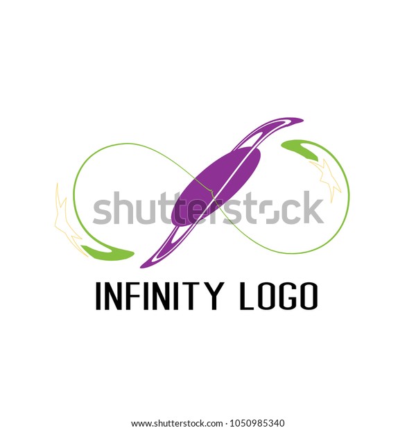 Infinity Symbol Logo Start Company Stock Vector (Royalty Free ...