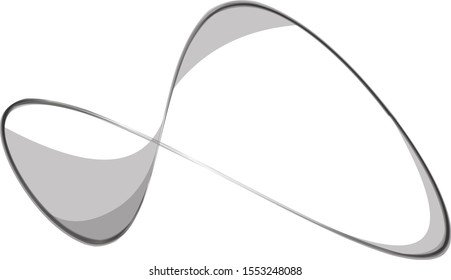 Infinity Symbol Multiple Thin Black Lines Stock Vector (Royalty Free ...