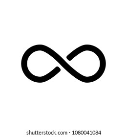 Infinity Symbol Simple Icon Stock Vector (Royalty Free) 1080041084 ...