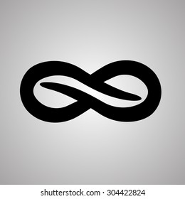 Infinity Symbol Unlimited Sign Vector Icon: เวกเตอร์สต็อก (ปลอดค่า ...