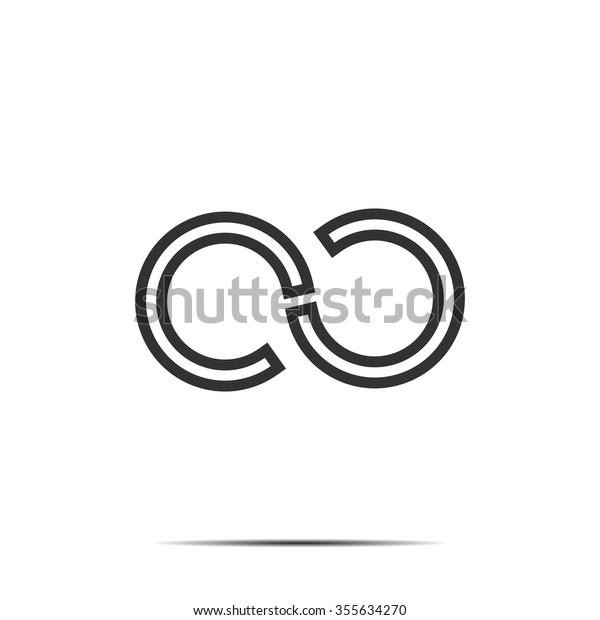 Infinity Symbols Logo Concept Letter C Stock Vector (Royalty Free ...