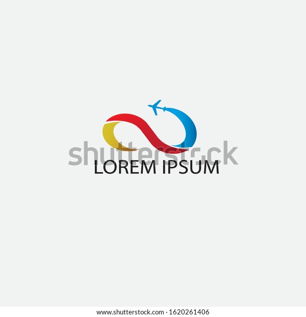 Infinity Travel Logo Design Special Unique Stock Vector (Royalty Free ...