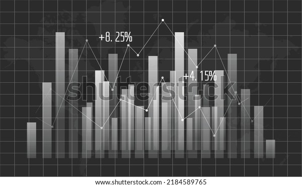 Inflation Background Worldwide Graph Showing Increase: เวกเตอร์สต็อก ...