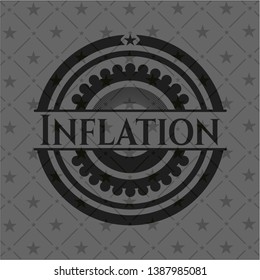 Inflation Dark Icon Emblem Vector Illustration Stock Vector (Royalty ...
