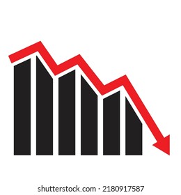 Inflation Symbol Dollar Icon Vector Design Stock Vector (Royalty Free ...