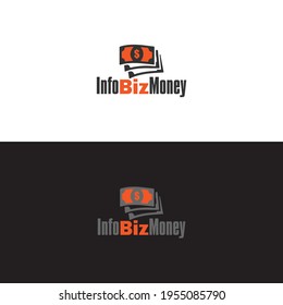 Info Bizz Money Logo Design Stock Vector (Royalty Free) 1955085790 ...