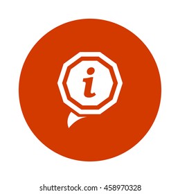 Info Bubble Icon Stock Vector (Royalty Free) 458970328 | Shutterstock