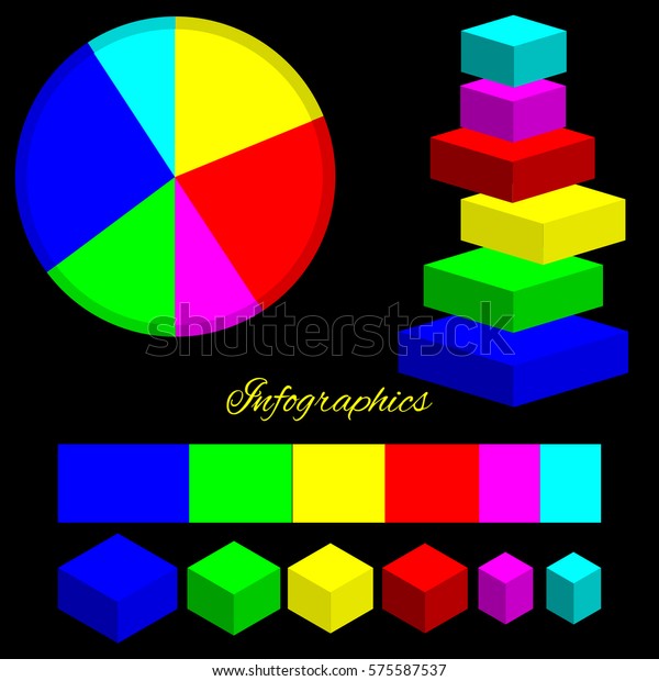 Info Graphics Isometric Color Figures On Stock Vector (Royalty Free ...