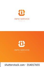 Info Service Logo Teamplate Stock Vector (Royalty Free) 314017655 ...
