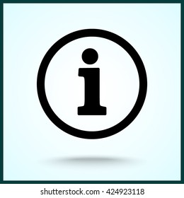 Info Sign On Hand Icon Vector Stock Vector (Royalty Free) 432649906