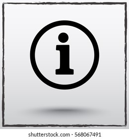 Info Sign On Hand Icon Vector Stock Vector (Royalty Free) 432649906