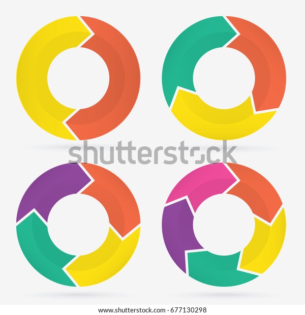 Info Template Pie Charts 2 3 Stock Vector (Royalty Free) 677130298