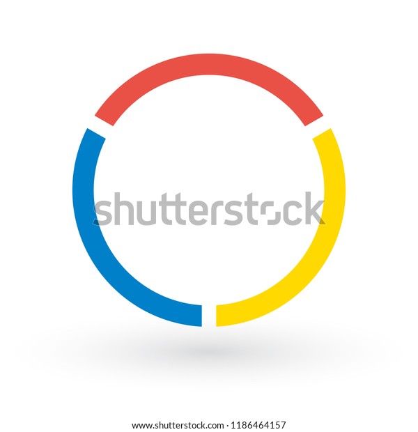 Infographic 3 Part Diagram Vector Illustration Stock Vector (Royalty ...