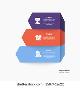 Three Steps Infographics Report Template Chart 스톡 벡터(로열티 프리) 417733093 ...