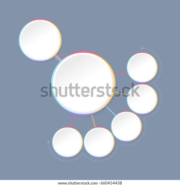 Infographic 5 Parts Five Options Circular Stock Vector (Royalty Free ...