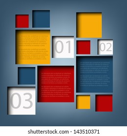 Infographic Background Box Information Board Design Stock Vector ...