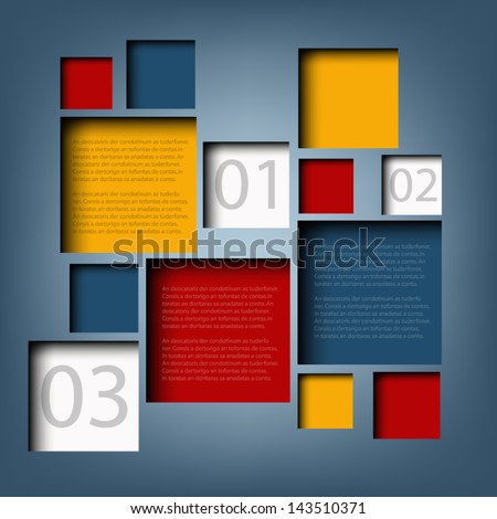 Infographic Background Box Information Board Design Stock Vector ...