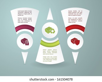 Infographic Background Design Cool Product Labels Stock Vector (Royalty ...
