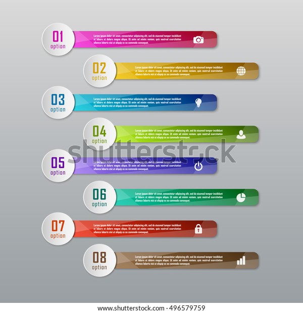 Infographic Business Concept 8 Options Parts Stock Vector (Royalty Free ...