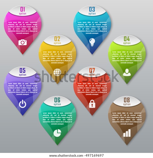 Infographic Business Concept 8 Options Parts Stock Vector (Royalty Free ...