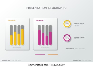 Infographic Cart Label Diagram Presentation Stock Vector (Royalty Free ...