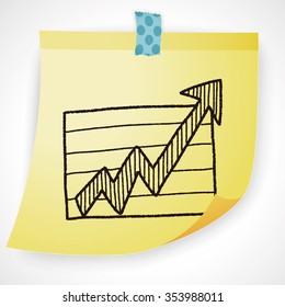 Infographic Chart Doodle Drawing Stock Illustration 394854289