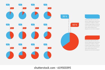 Infographic Circle Bar Stock Vector (Royalty Free) 619503395