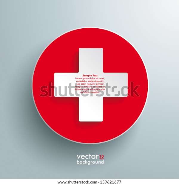 Infographic Cross On Grey Background Eps Stock Vector (Royalty Free ...