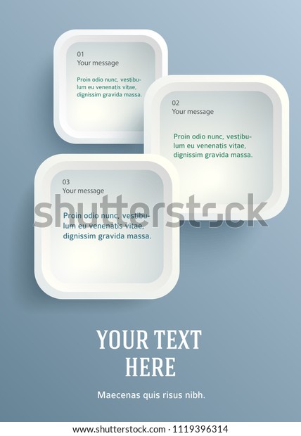 Infographic Design Light Color Border Set Stock Vector (Royalty Free ...