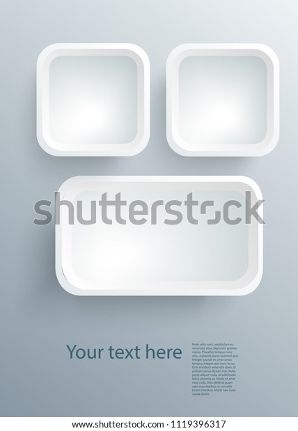 Infographic Design Light Color Border Set Stock Vector (Royalty Free ...