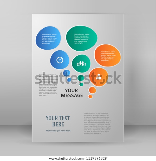 Infographic Design Light Color Border Set Stock Vector (Royalty Free ...