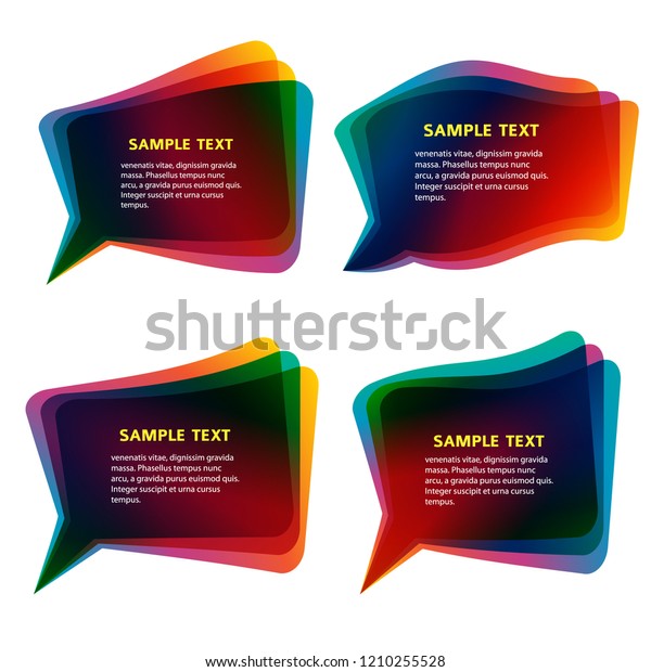 Infographic Design Light Color Border Set Stock Vector (Royalty Free ...